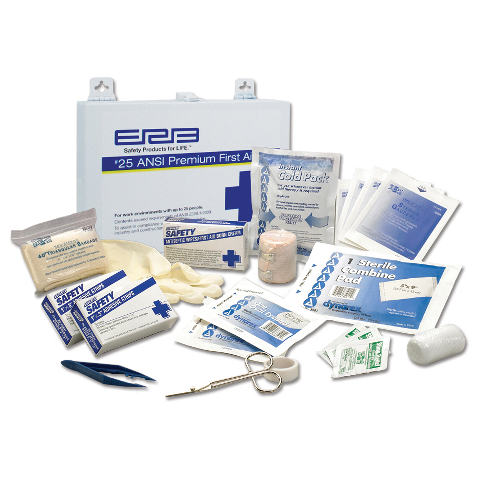 ANSI 25 FIRST AID KIT METAL BOX - Product - Delta Plus