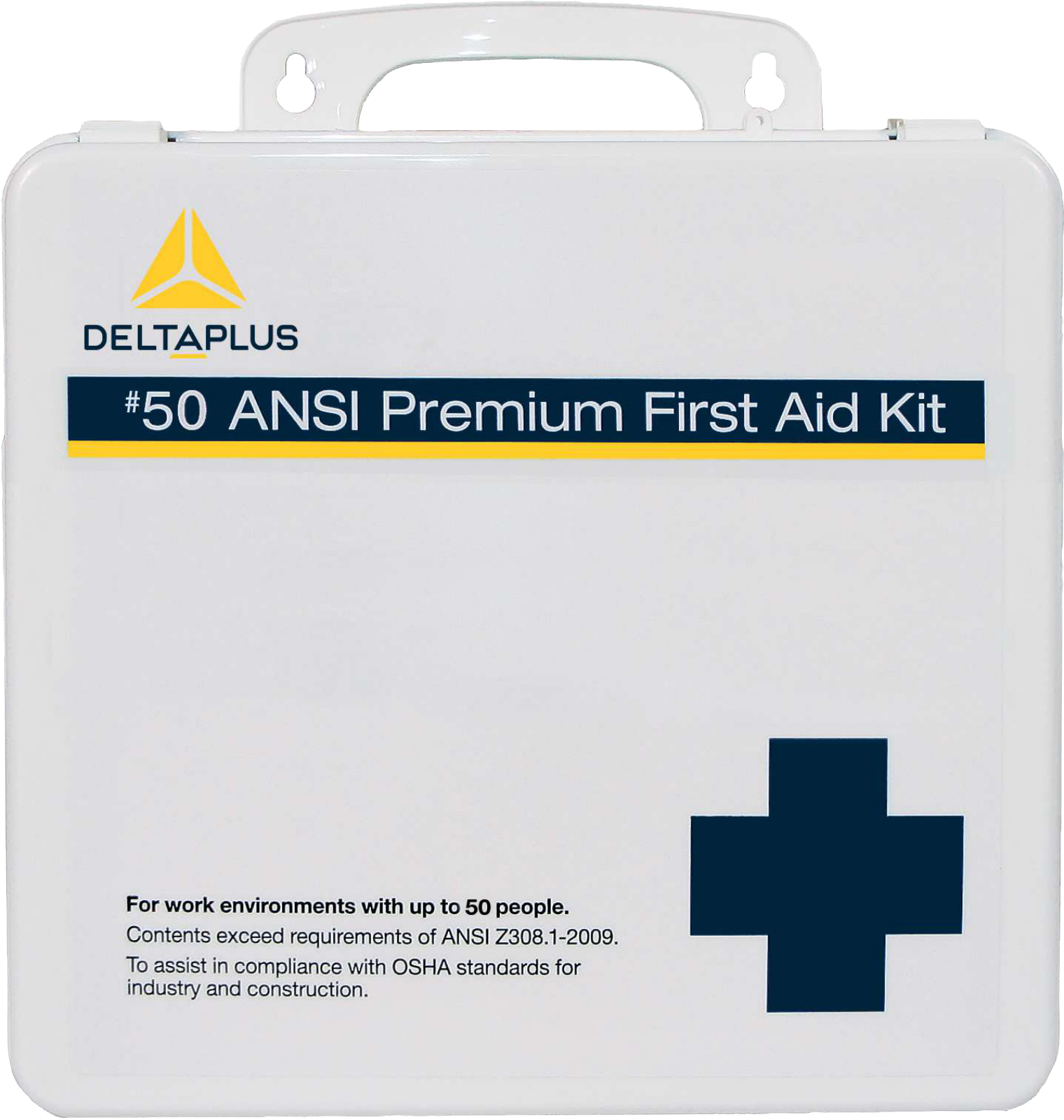 ANSI 50 PREMIUM FIRST AID KIT PLASTIC BOX - Product - Delta Plus