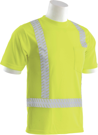 9206SEG SEGMENTED CL 3 MESH SHORT SLEEVE TEE - Product - Delta Plus