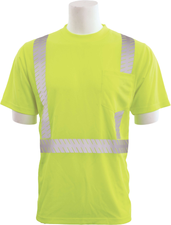 9206SEG SEGMENTED CL 3 MESH SHORT SLEEVE TEE - Product - Delta Plus