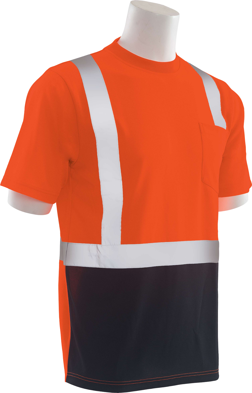 9601SB CL 2 JERSEY KNIT SHORT SLEEVE BLACK BOTTOM TEE - Product - Delta ...